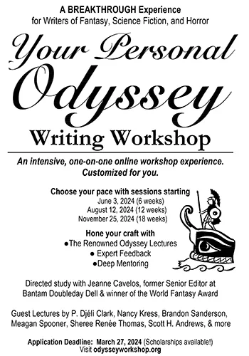 2024 Your Personal Odyssey Writing Workshop - NewPages.com