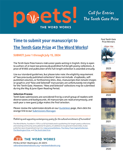 Time to Submit Your Manuscript to The Tenth Gate Prize - NewPages.com